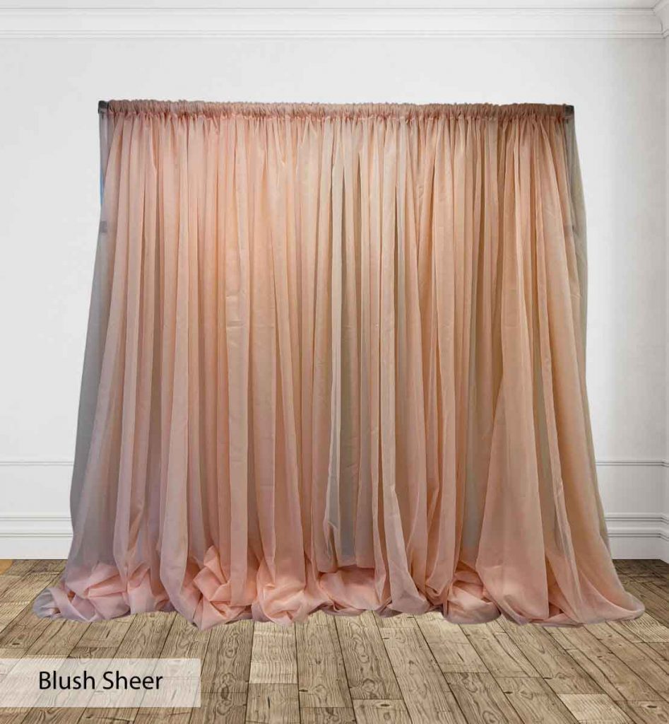 Sheer Drape (Voile) - Sheer Fabric Drape Panels | Georgia Expo