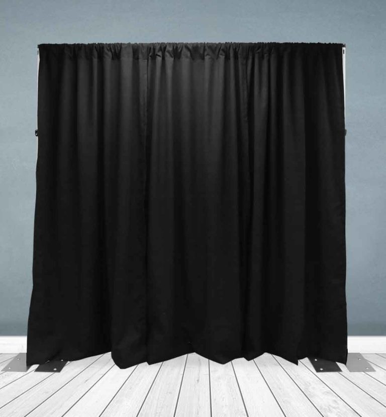Duvetyne Drape (12oz)-Drape Panels, Duvetyne | Georgia Expo