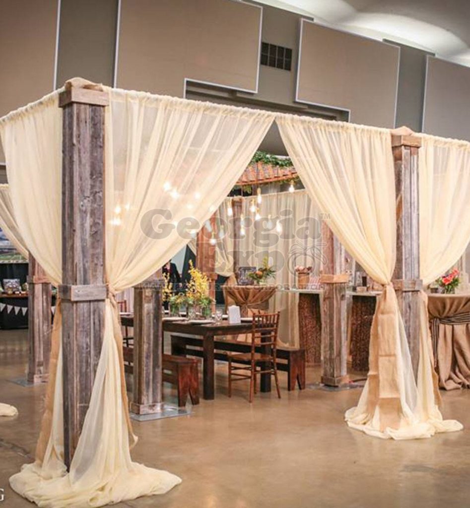 Sheer Drape (Voile) - Sheer Fabric Drape Panels | Georgia Expo