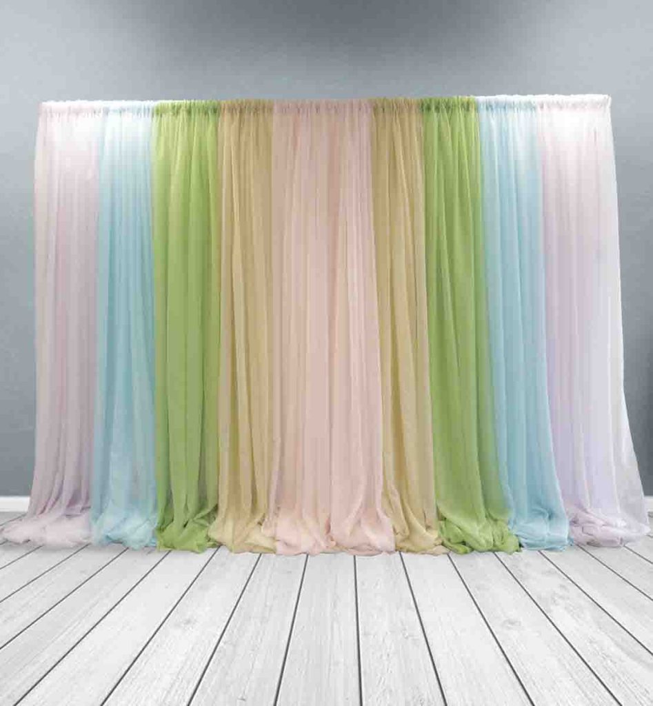 Sheer Drape (Voile) - Sheer Fabric Drape Panels | Georgia Expo