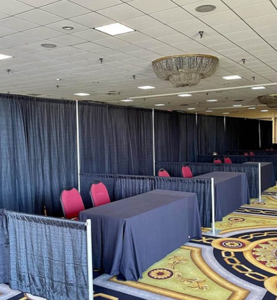 Banjo Drape - Banjo Fabric for Pipe and Drape | Georgia Expo