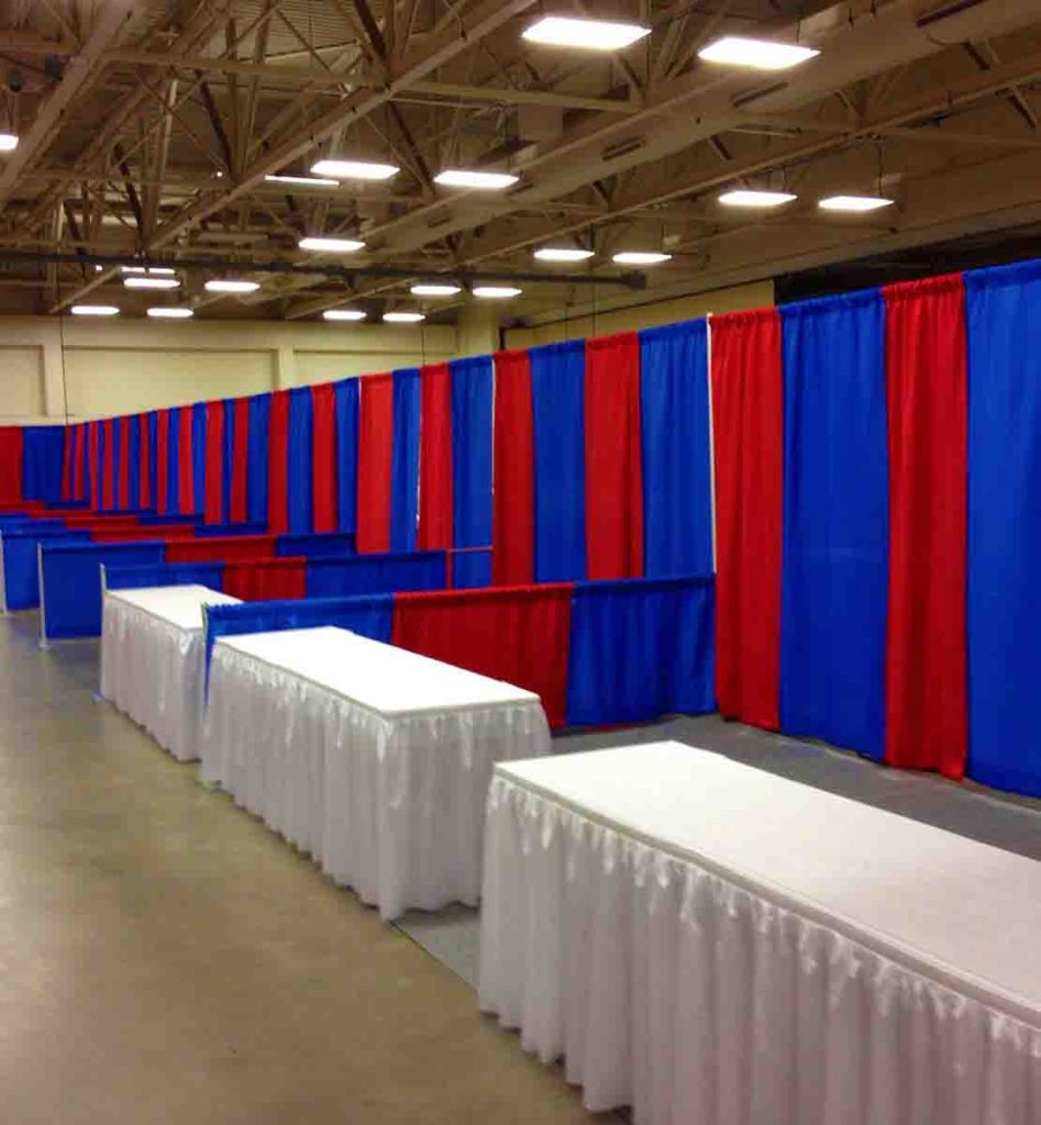 Banjo Drape - Banjo Fabric for Pipe and Drape | Georgia Expo