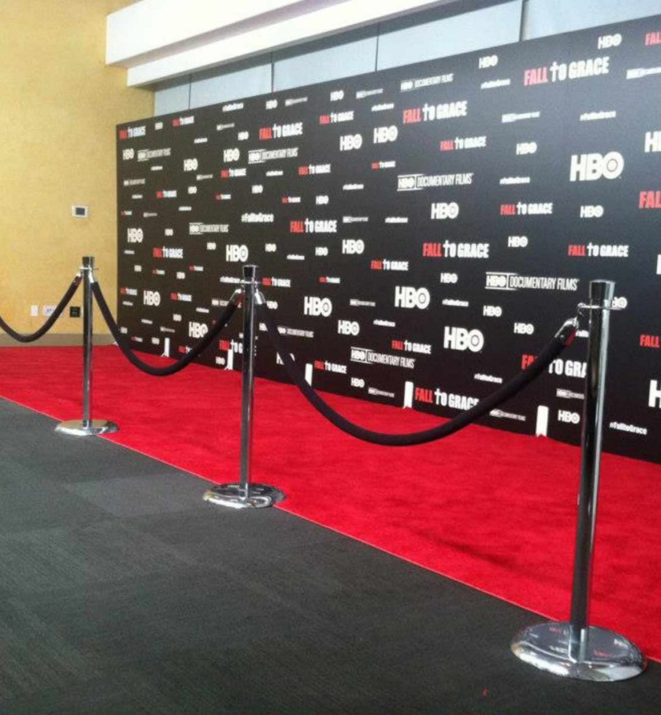 Polished Chrome Lobby Stanchions-Facilities, Party Rental, Stanchions ...