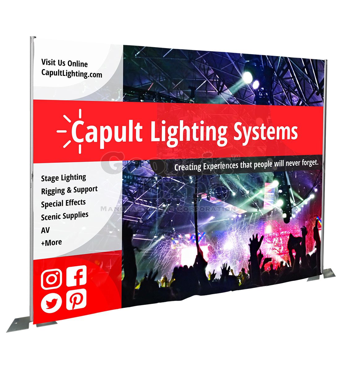 Custom Fabric Backdrop (Any Size)-Party Rental, Worship & Church ...