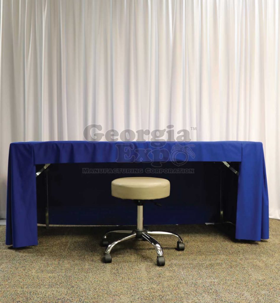 Poly Premier Fitted Table Cover with Corner Pleats-Facilities, Fitted ...