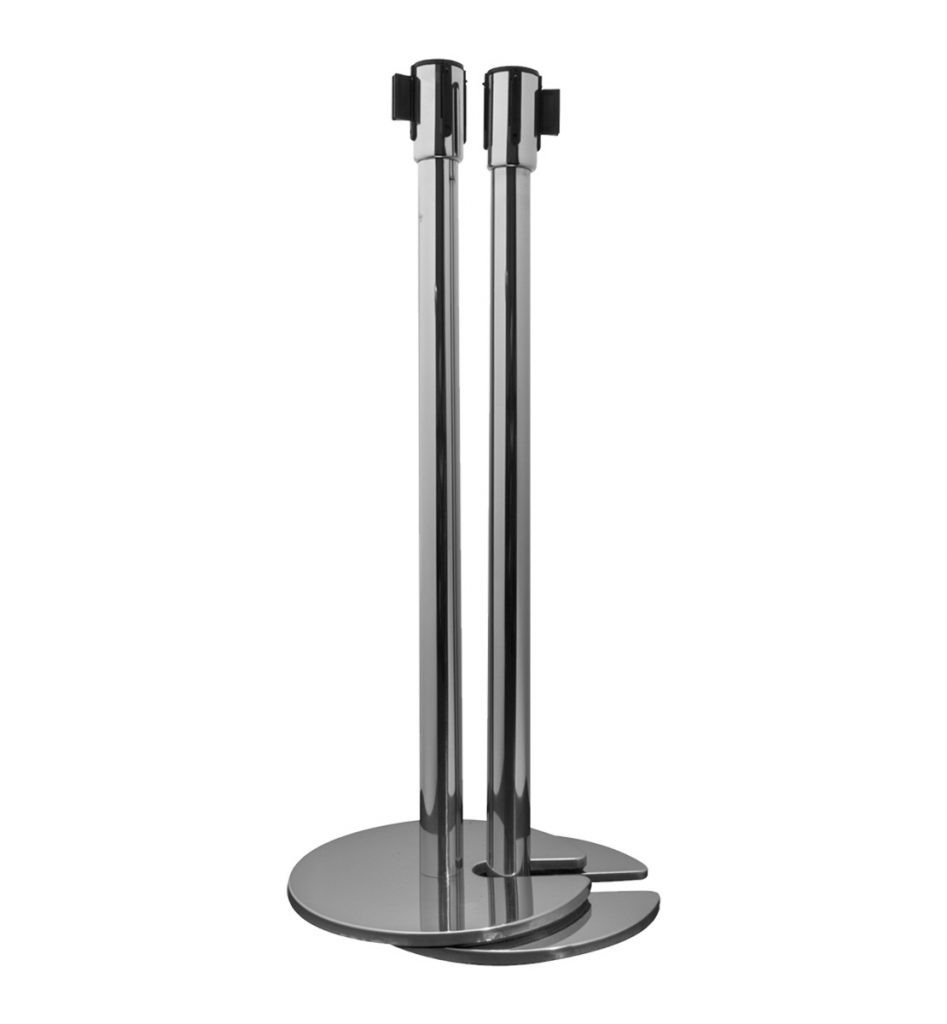 Stackable Retractable Belt Barrier Stanchions-Facilities, Production ...