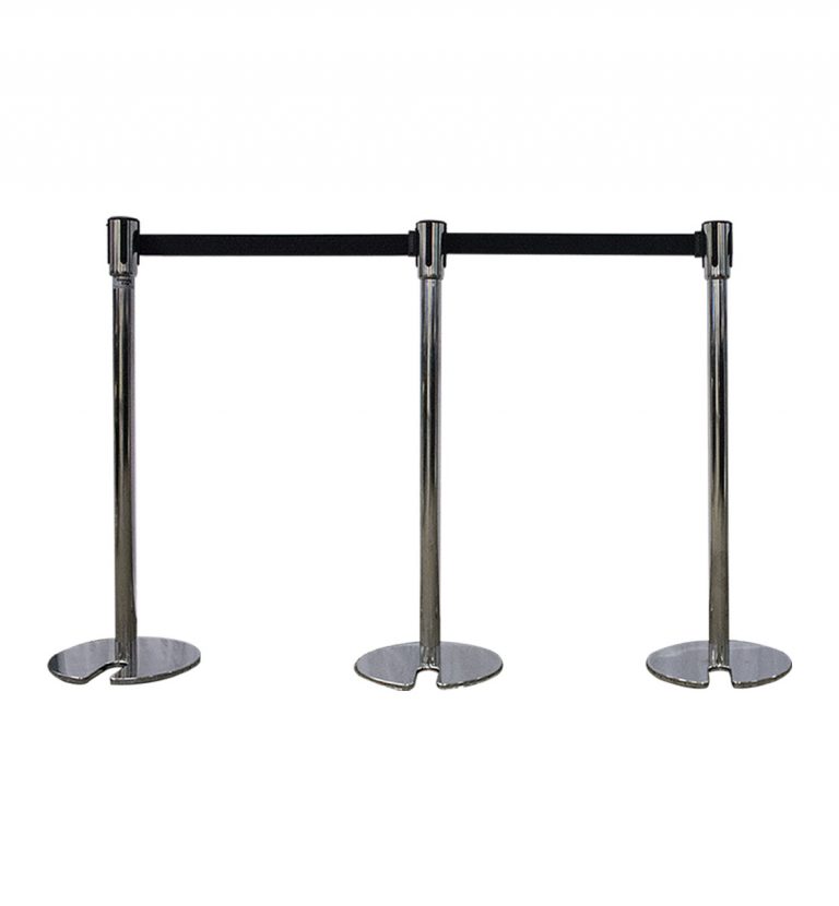 Stackable Retractable Belt Barrier Stanchions-Facilities, Production ...