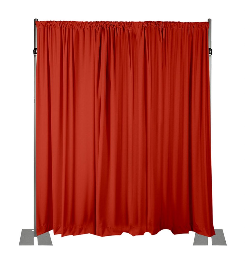 Pipe and Drape Backdrop Kit – 14FT High Slip Collar (10ft Wide)-8ft ...