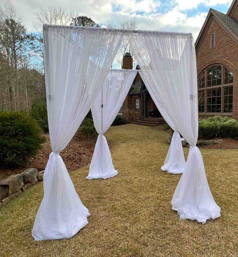 Wedding Canopy/Chuppah-Drape Designer Specialty Kits, Party Rental ...