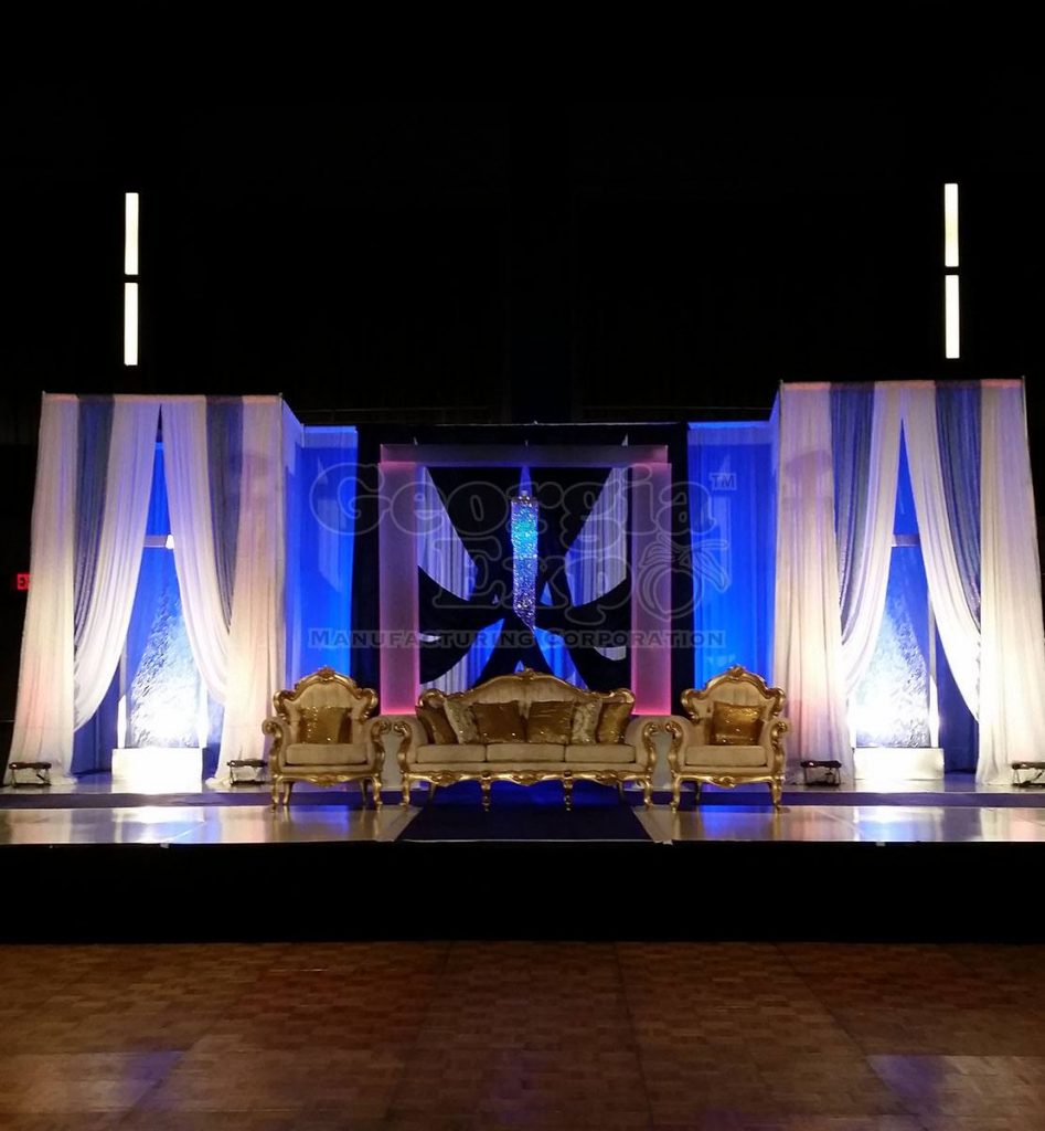 Pipe and Drape Backdrop Kit – 16FT High Slip Collar (100ft Wide)-9ft ...