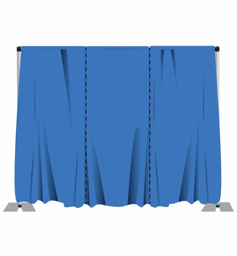 Performance Velour Drape 3-Panel Wide (14oz) | Georgia Expo