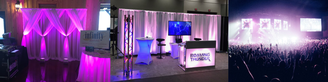 Pipe and Drape for Audio-Visual and Production | Georgia Expo