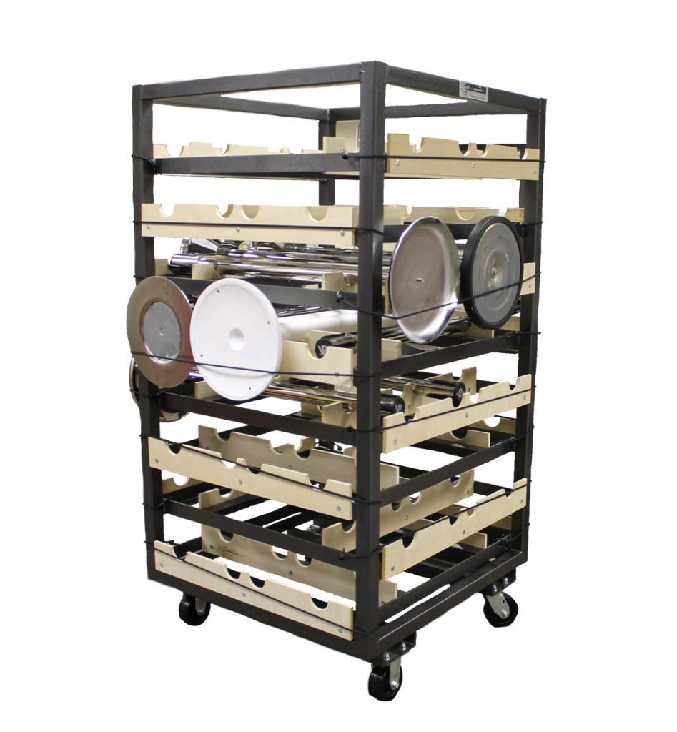 Stanchion Cart, Horizontal Storage 32 Pcs.-Other Carts, Stanchion Carts ...