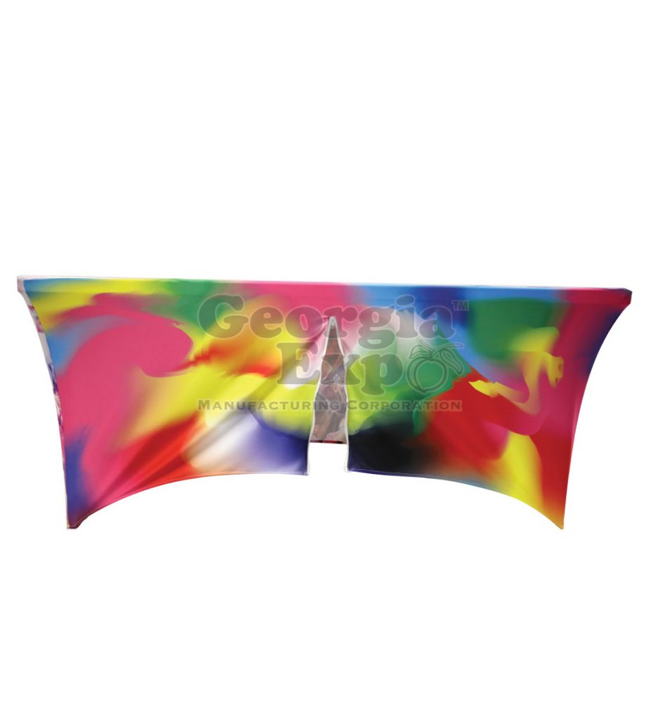 Custom Printed Spandex Table Cover | Georgia Expo