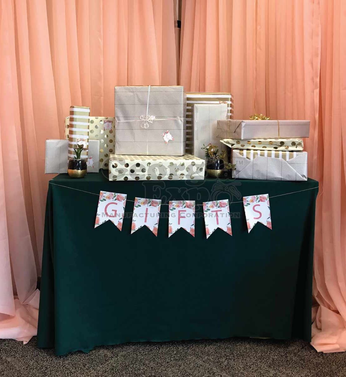 Fitted Table Cover for Folding Tables-Poly Premier, Table Covers and ...