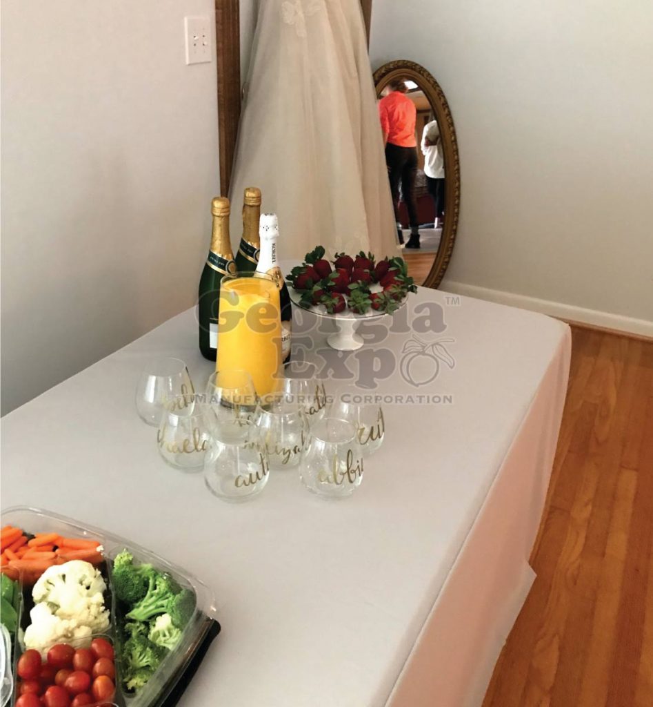 Fitted Table Cover for Folding Tables-Fitted Table Covers, Poly Premier ...