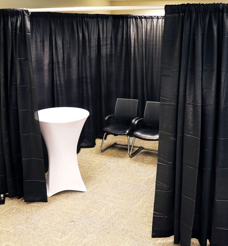 Pipe and Drape Dressing Room-Facilities, Specialty, Worship & Church ...