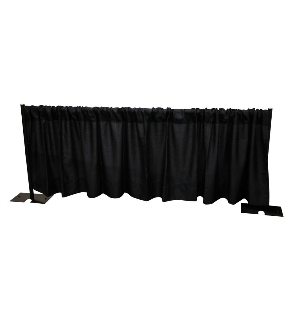 Pipe and Drape Shortwall Kit - 3ft Fixed Height (10ft Wide)-3ft Fixed ...