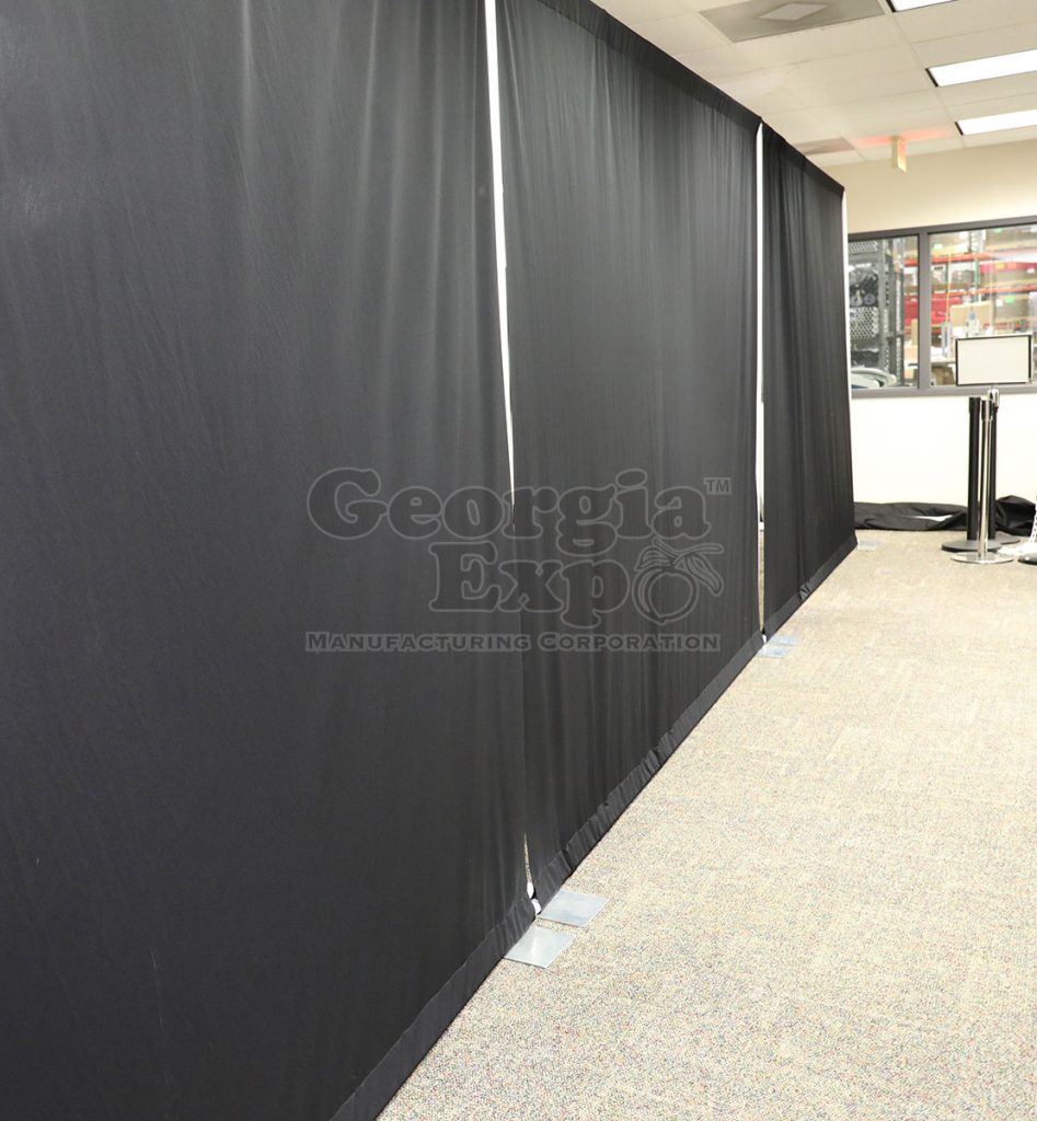 Portable Room Divider (Taut Pipe and Drape) | Georgia Expo