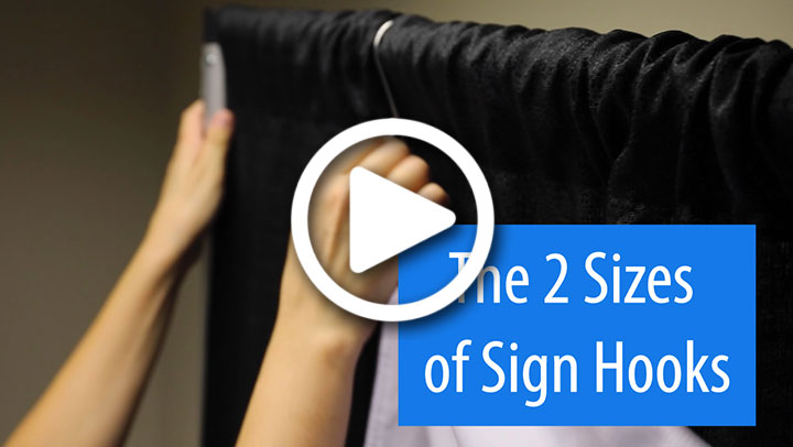 "S" Sign Hooks – Box of 100-Accessories, Trade Show Equipment | Georgia ...