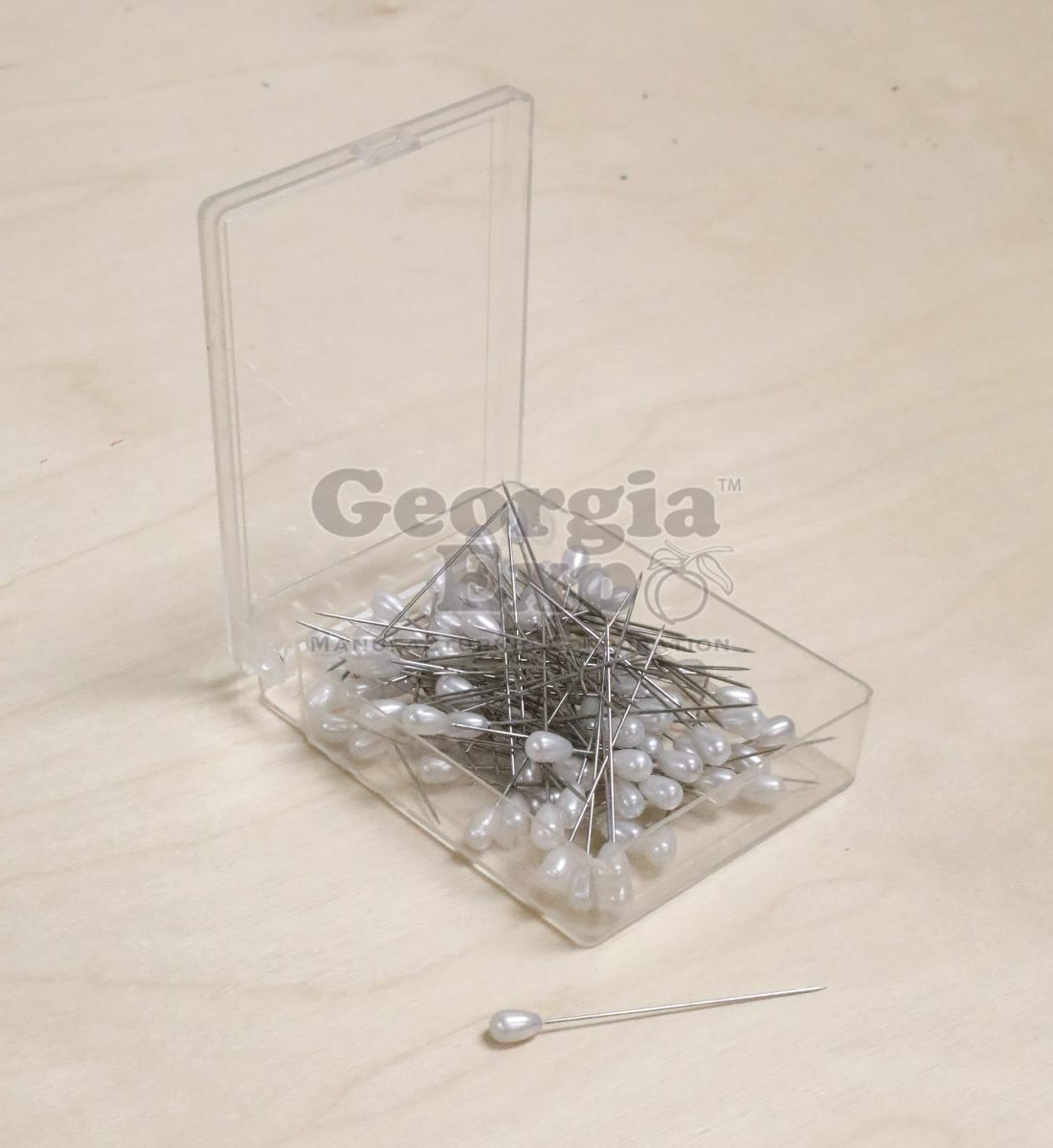 Pearl Tip Decorating Pins – 100 pcs.-Accessories | Georgia Expo