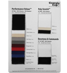 Poly Stretch™ Swatch Card-Fabric Swatch Cards, Party Rental, Poly ...