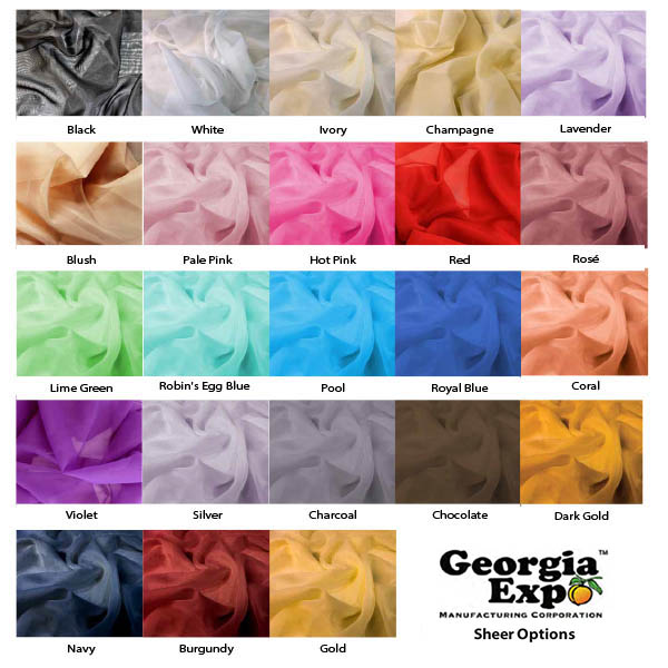 Sheer (Voile) for Trade Shows and events | Georgia Expo