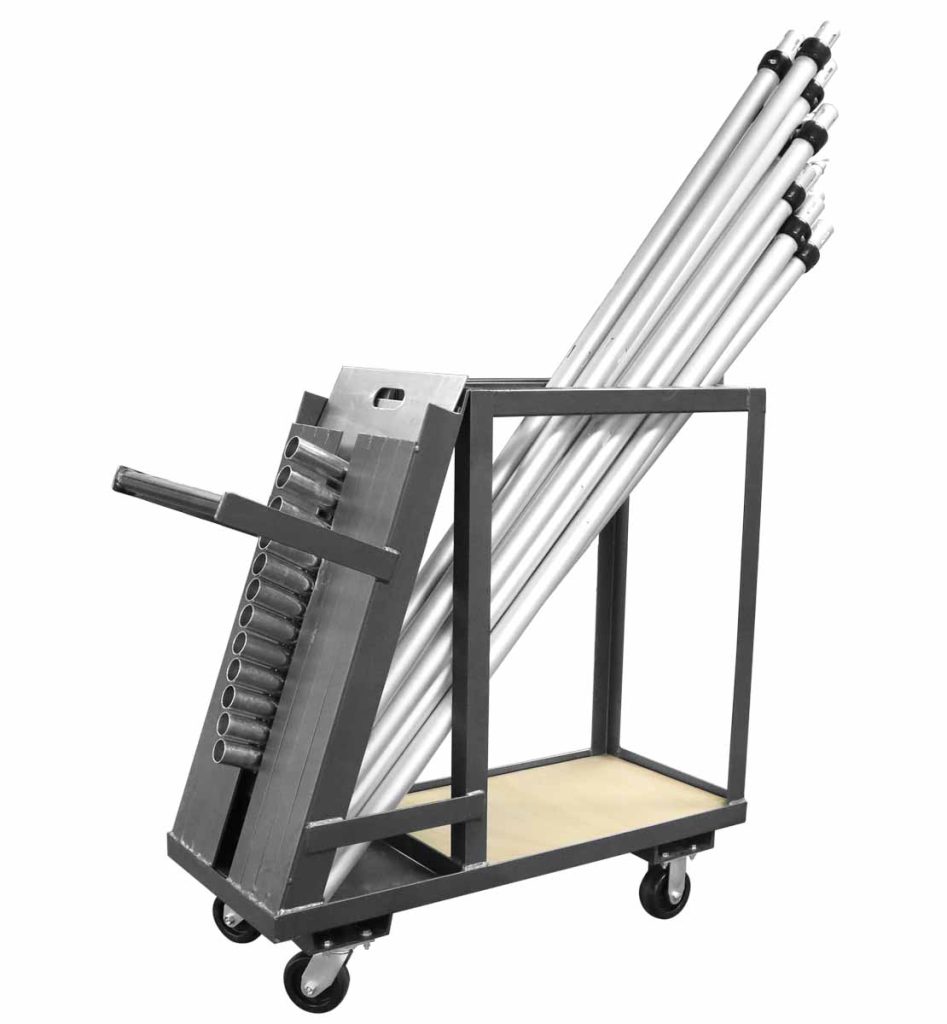 Mini Combo Cart-Pipe and Drape Carts, Production and AV Equipment ...