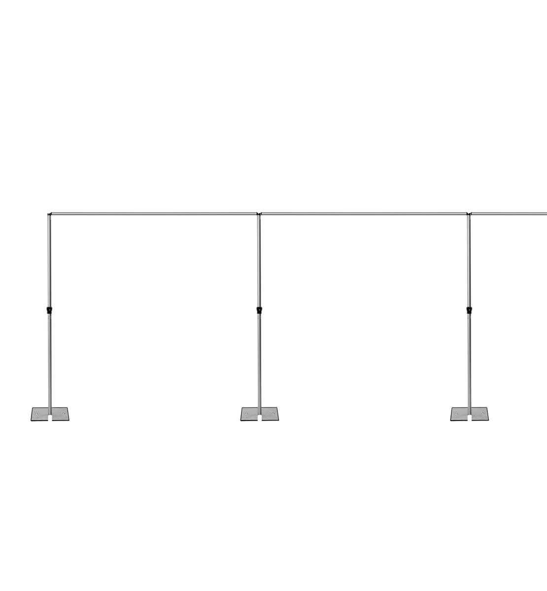 Pipe and Drape Backdrop Kit – 14FT High Slip Collar (50ft Wide)-8ft ...