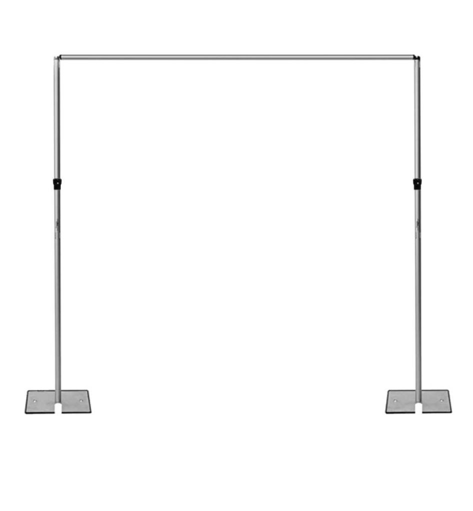 Pipe and Drape Backdrop Kit – 8FT High Slip Collar (10ft Wide)-5ft ...