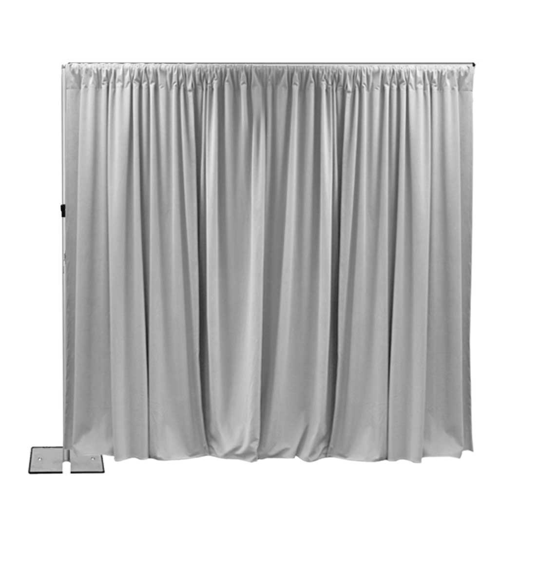 Pipe and Drape Backdrop Kit – 8FT High Slip Collar (10ft Add-On)-5ft ...