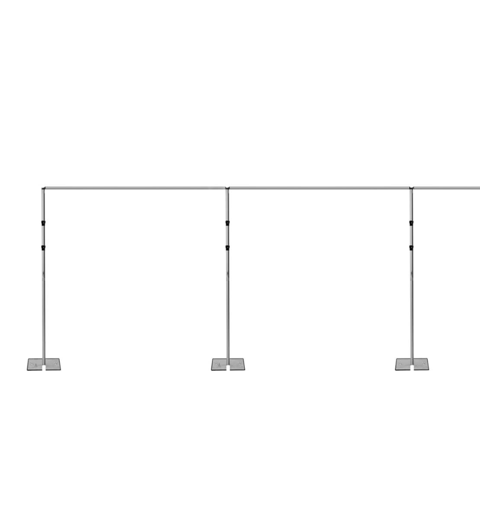 Pipe and Drape Backdrop Kit – 17FT High Slip Collar (100FT Wide)-7ft ...