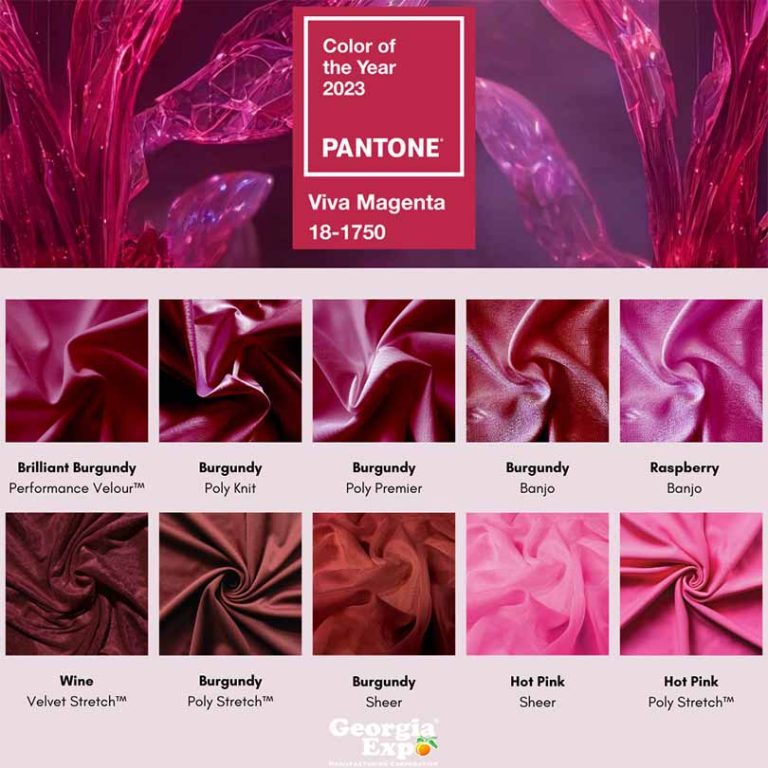 Pantone® Announces the 2023 Color of the Year: VIVA MAGENTA - Georgia Expo