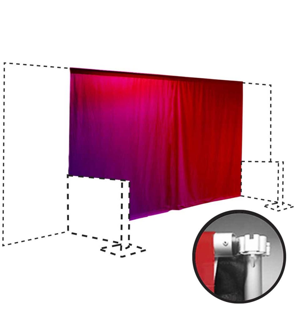 Exhibit Kit 20FT Booth-Exhibit Backdrops | Booth Kits | Georgia Expo