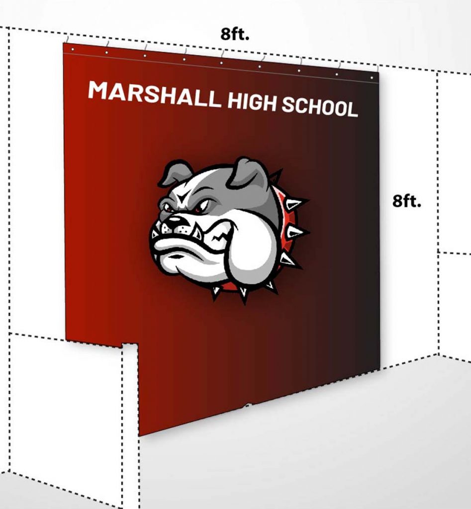 Fabric Backdrop 8ft H x 8ft W-Printed Fabric & Backdrops | Georgia Expo