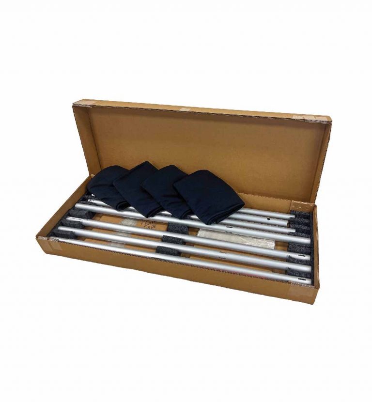 8' H x 10' W Portable Pipe & Drape Ready-Ship Backdrop Kit-8ft Fixed ...